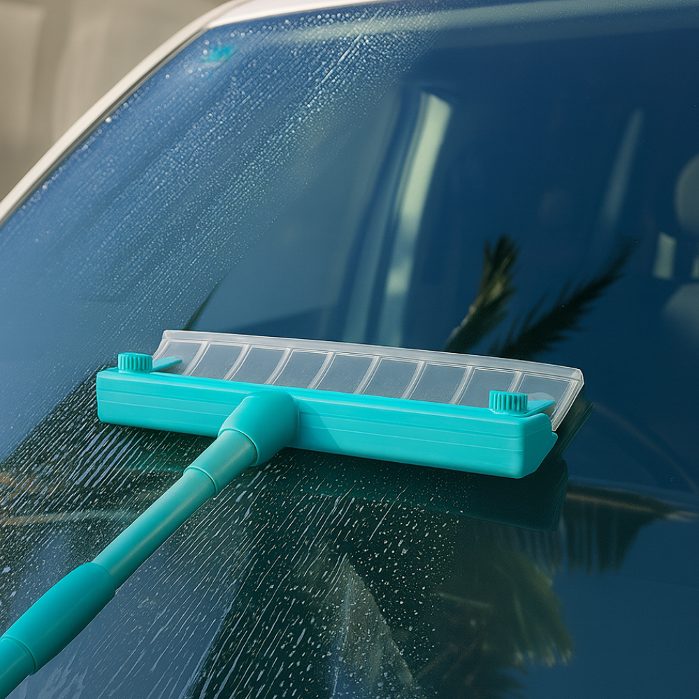 Silicone Window Squeegee Kit Streak Free Flexible Cleaning Tool – Lia Home